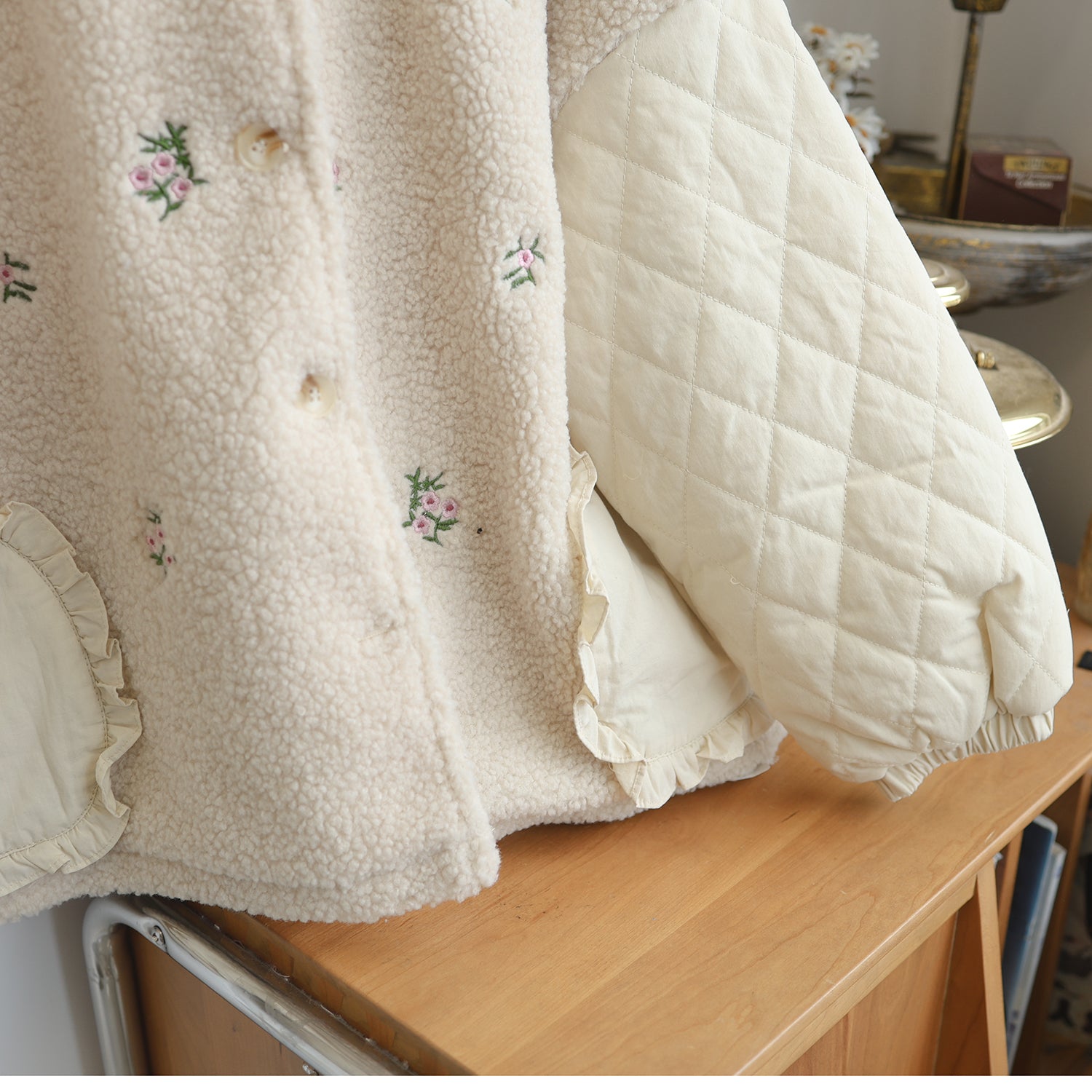 Fleece Quilted Hood Jacket– The Cottagecore