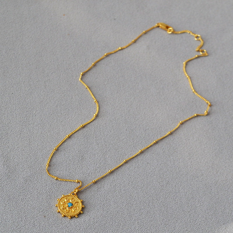 Royal Embossed Pendant Necklace– The Cottagecore