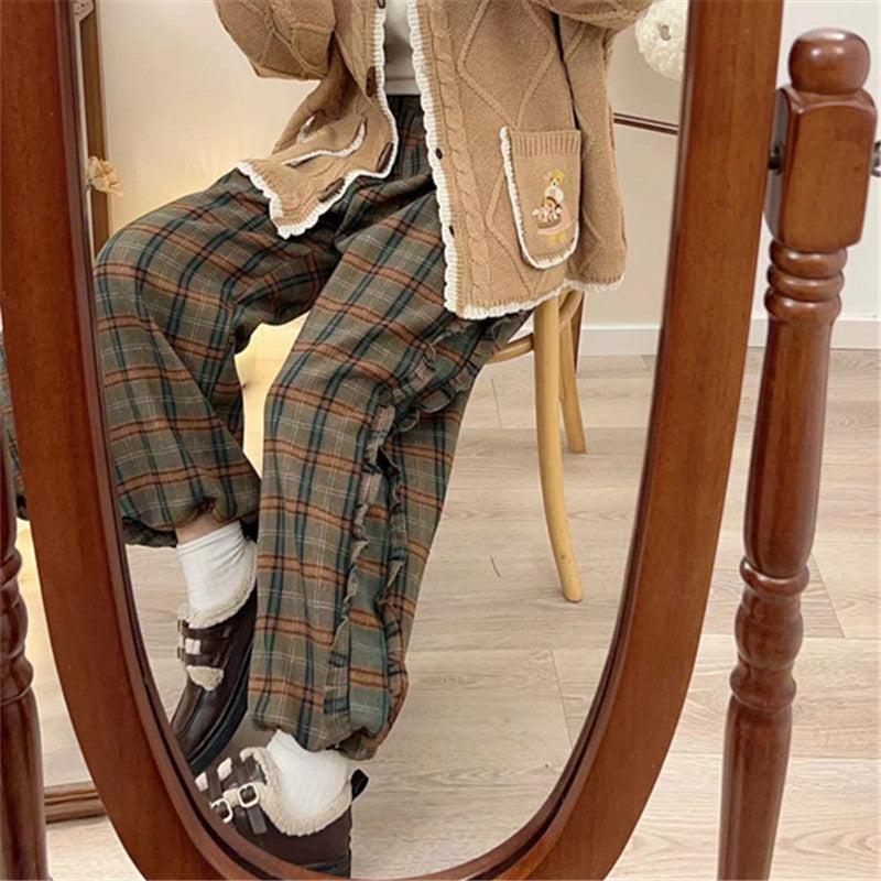 Wide Leg Plaid Pants– The Cottagecore