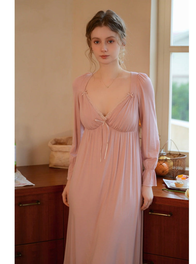 V Neck Padded Nightgown– The Cottagecore