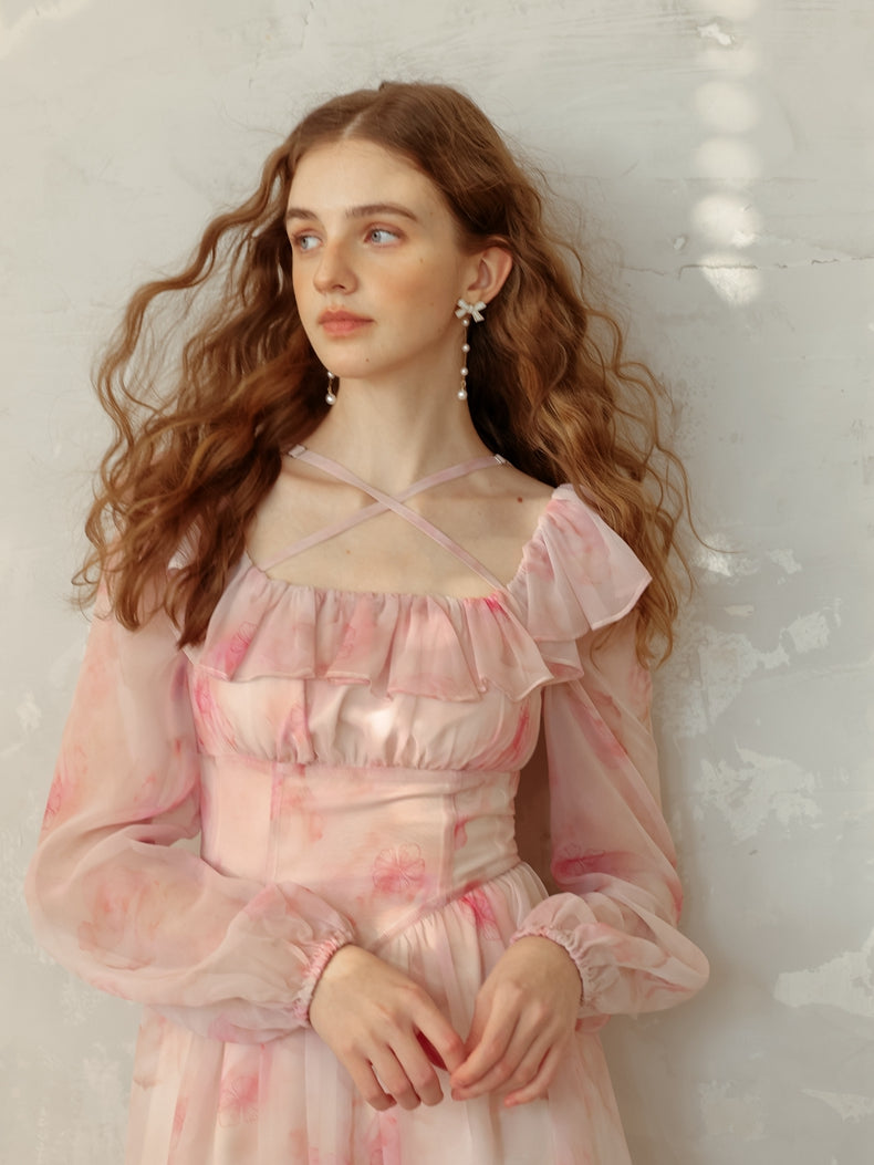 Printed Fairycore Dress– The Cottagecore