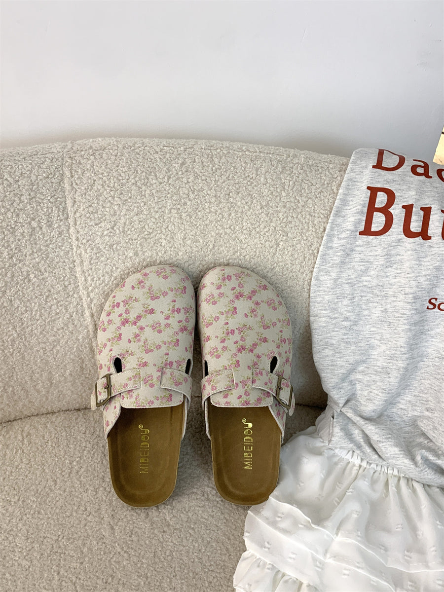 Cute Floral Mule Shoes– The Cottagecore