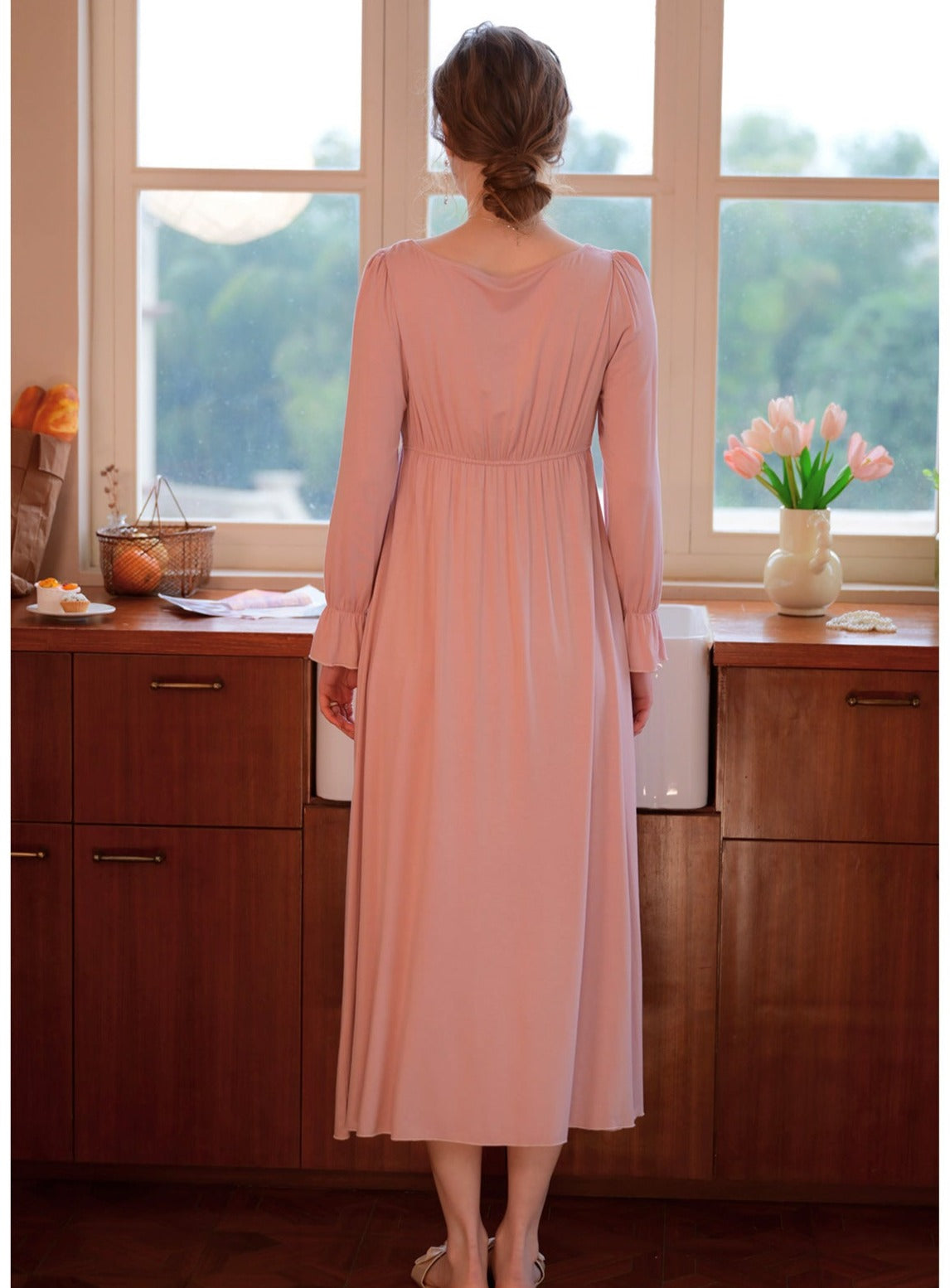 V Neck Padded Nightgown– The Cottagecore
