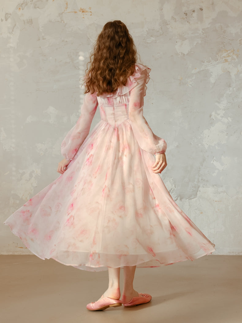 Printed Fairycore Dress– The Cottagecore