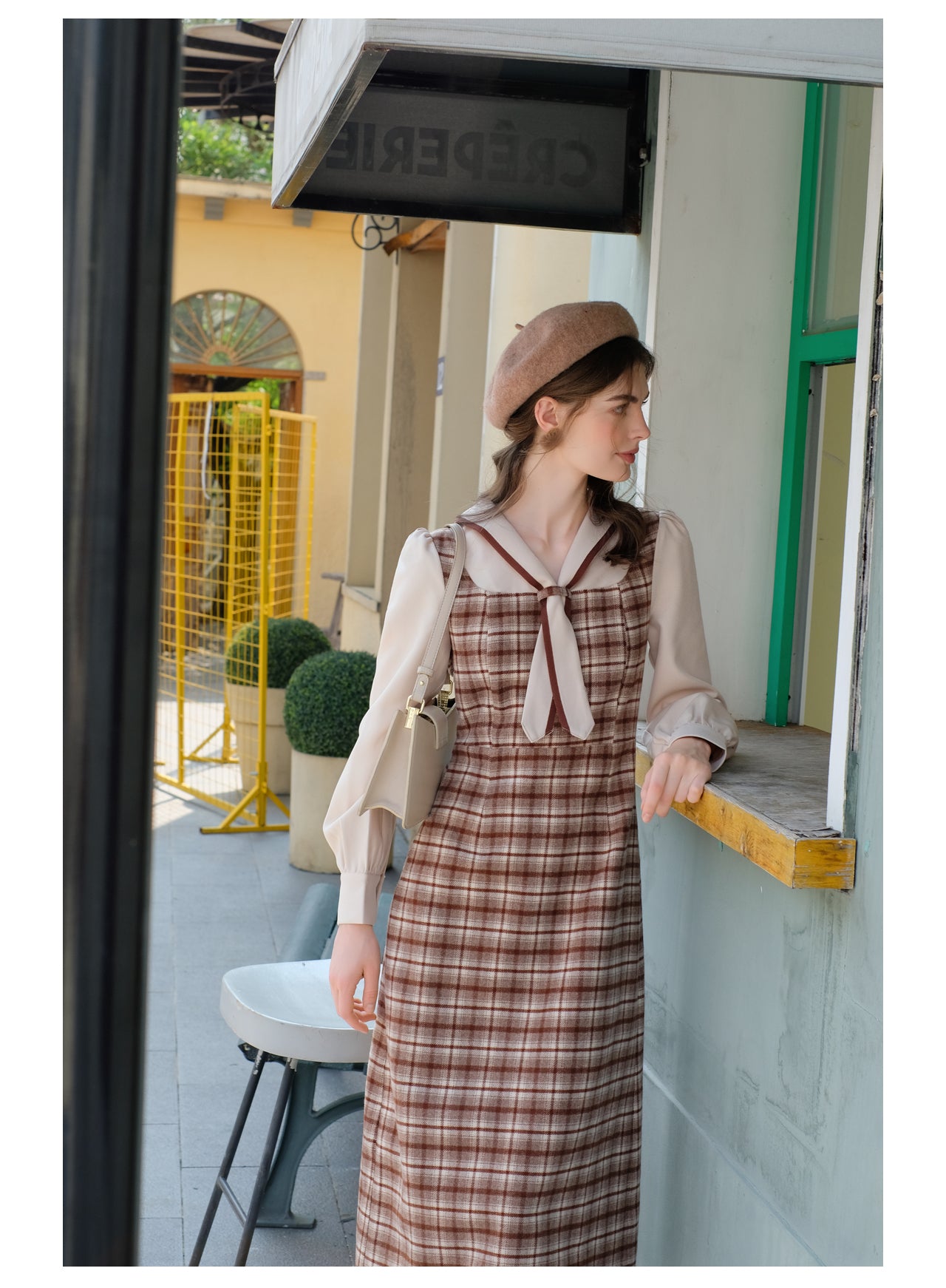 Vintage Plaid Dress– The Cottagecore