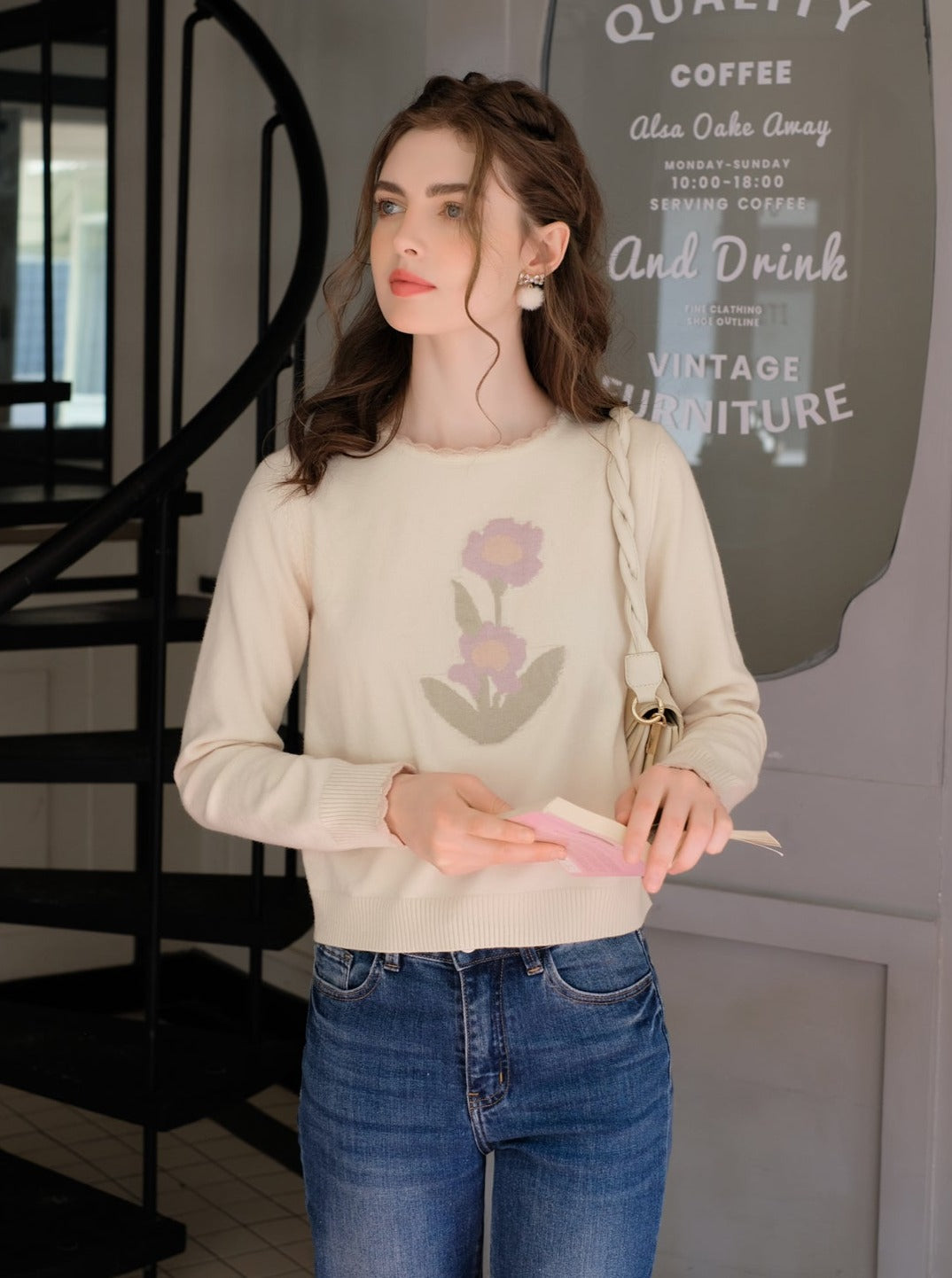 Flower Knit Shirt– The Cottagecore