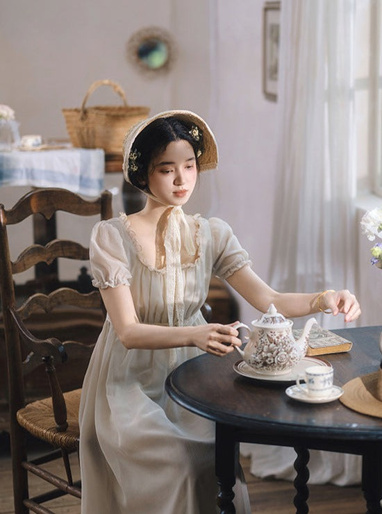 Antique Royal High Waist Dress– The Cottagecore