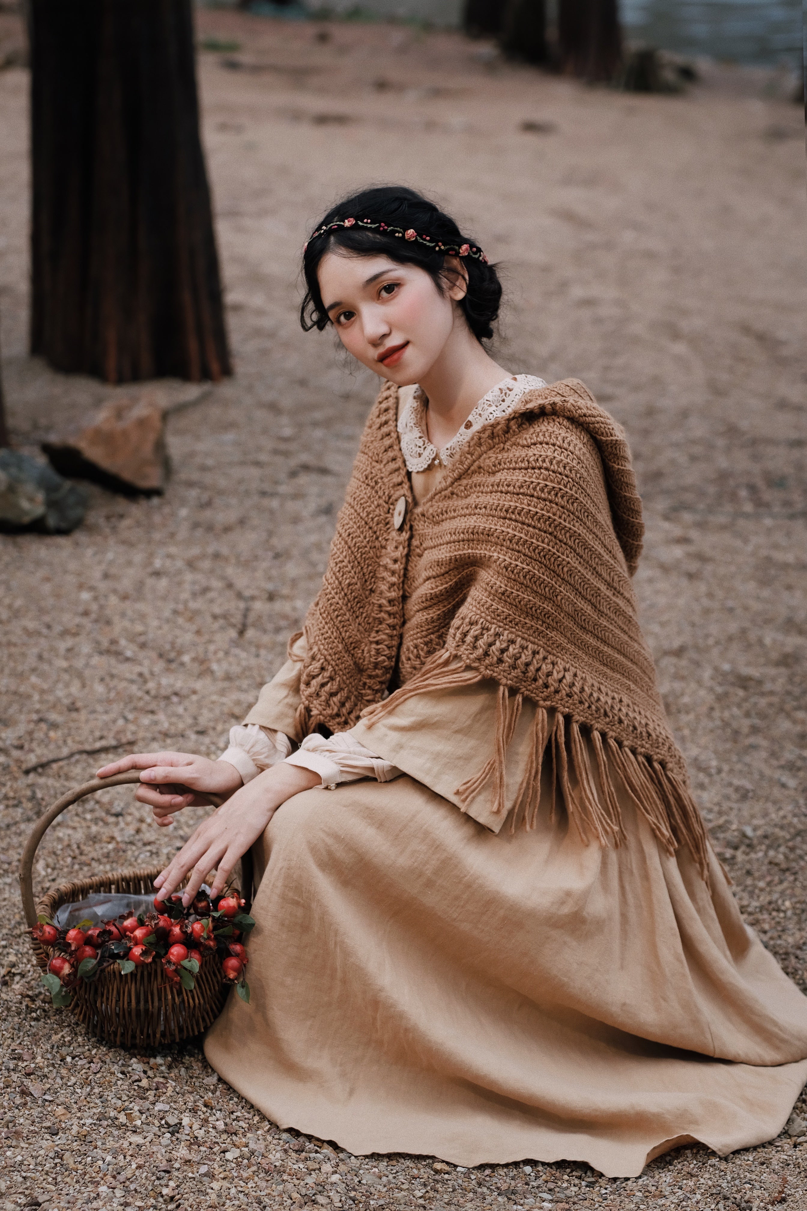 Handmade Hand Crochet Cape– The Cottagecore