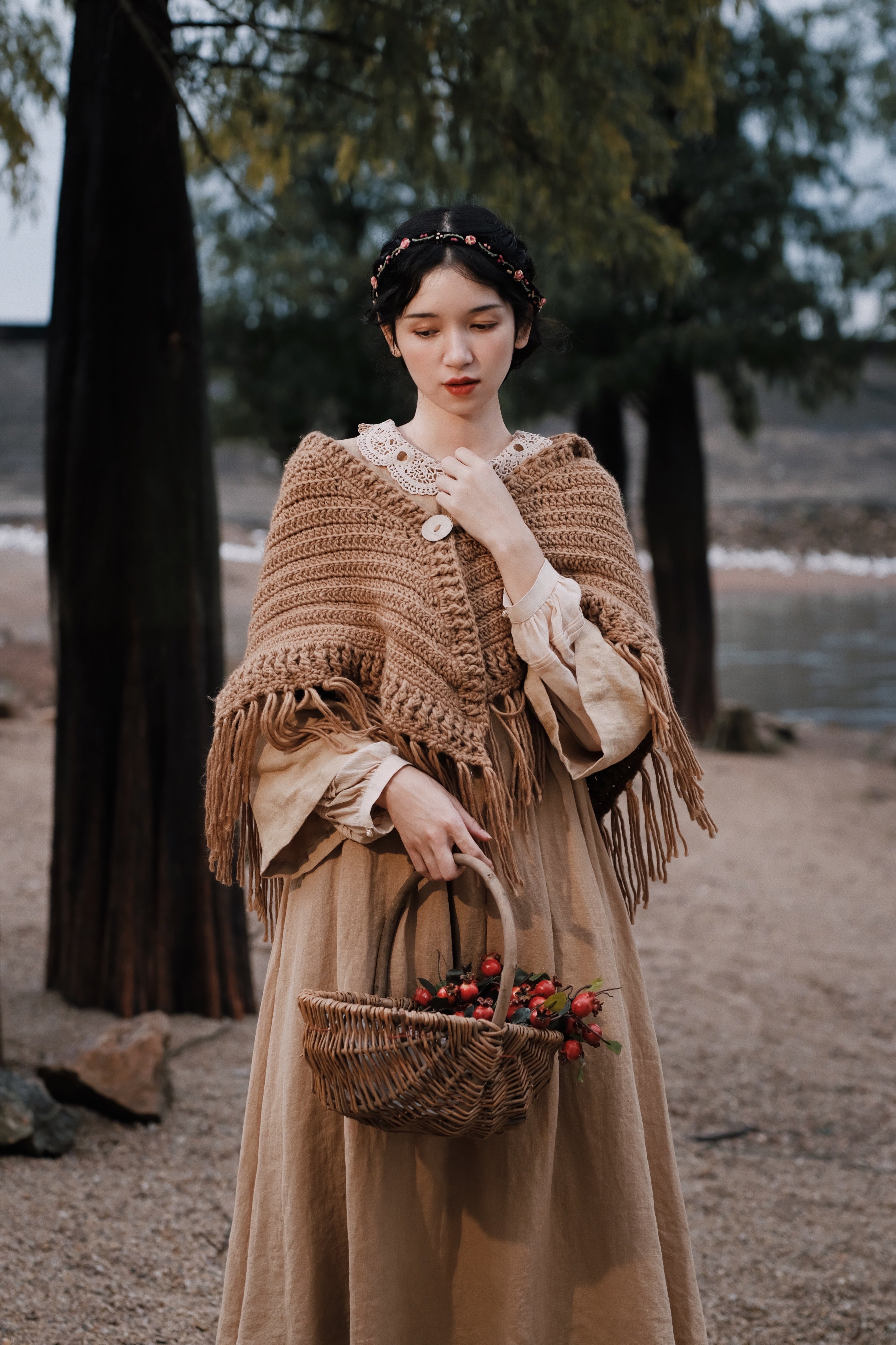 Handmade Hand Crochet Cape– The Cottagecore