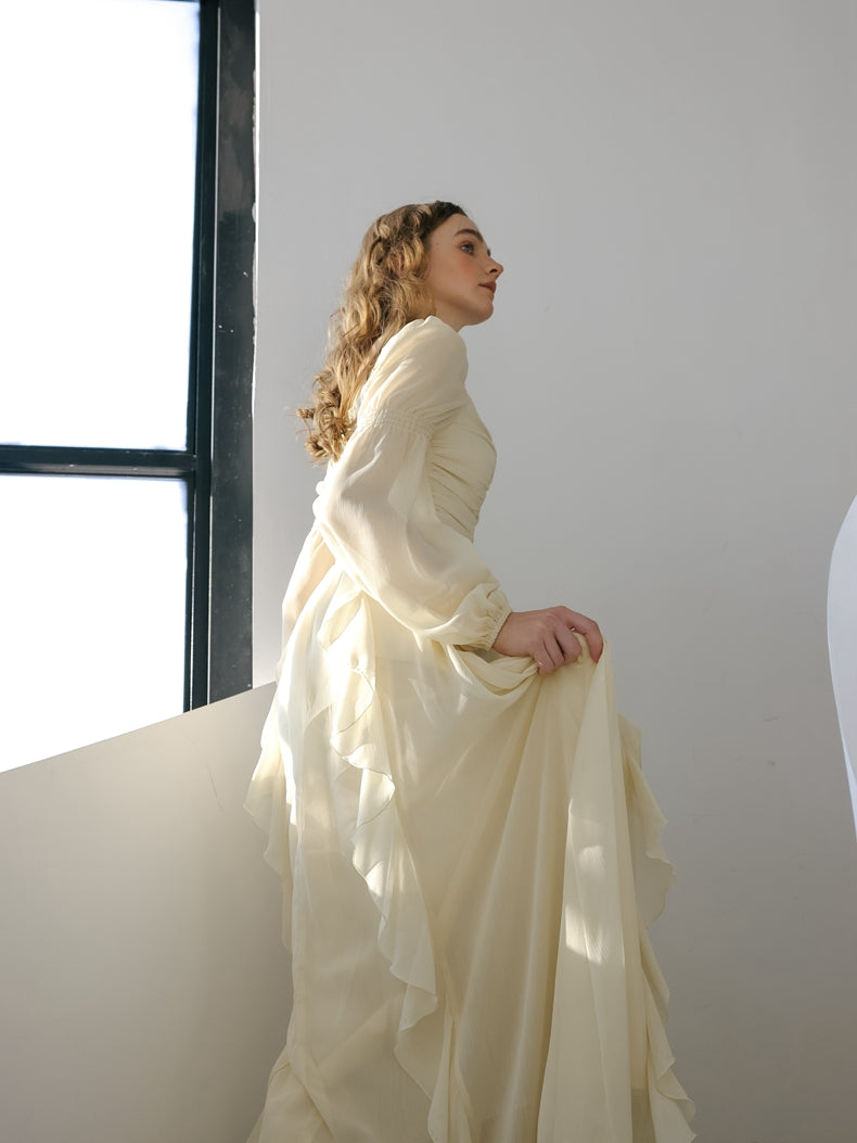 2 Way Fairy Flowy Maxi Dress– The Cottagecore