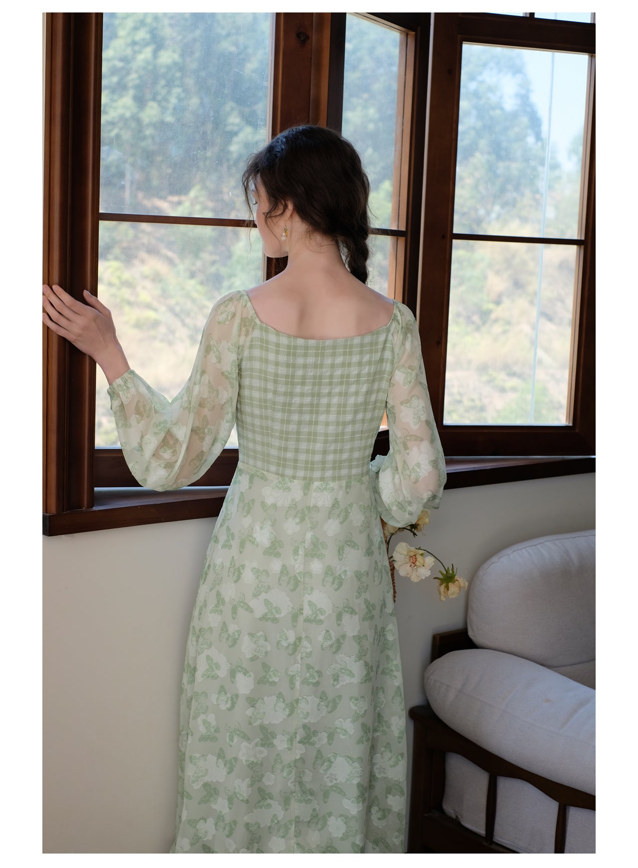 Green Cottagecore Dress– The Cottagecore
