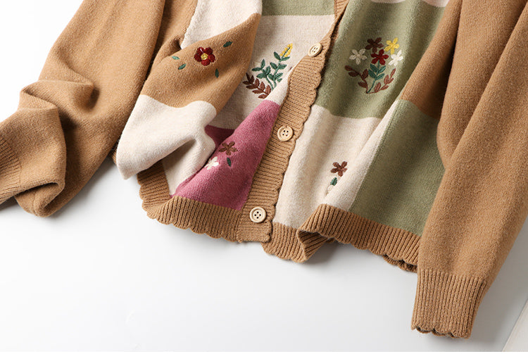 Naturecore Floral Embroidered Cardigan– The Cottagecore