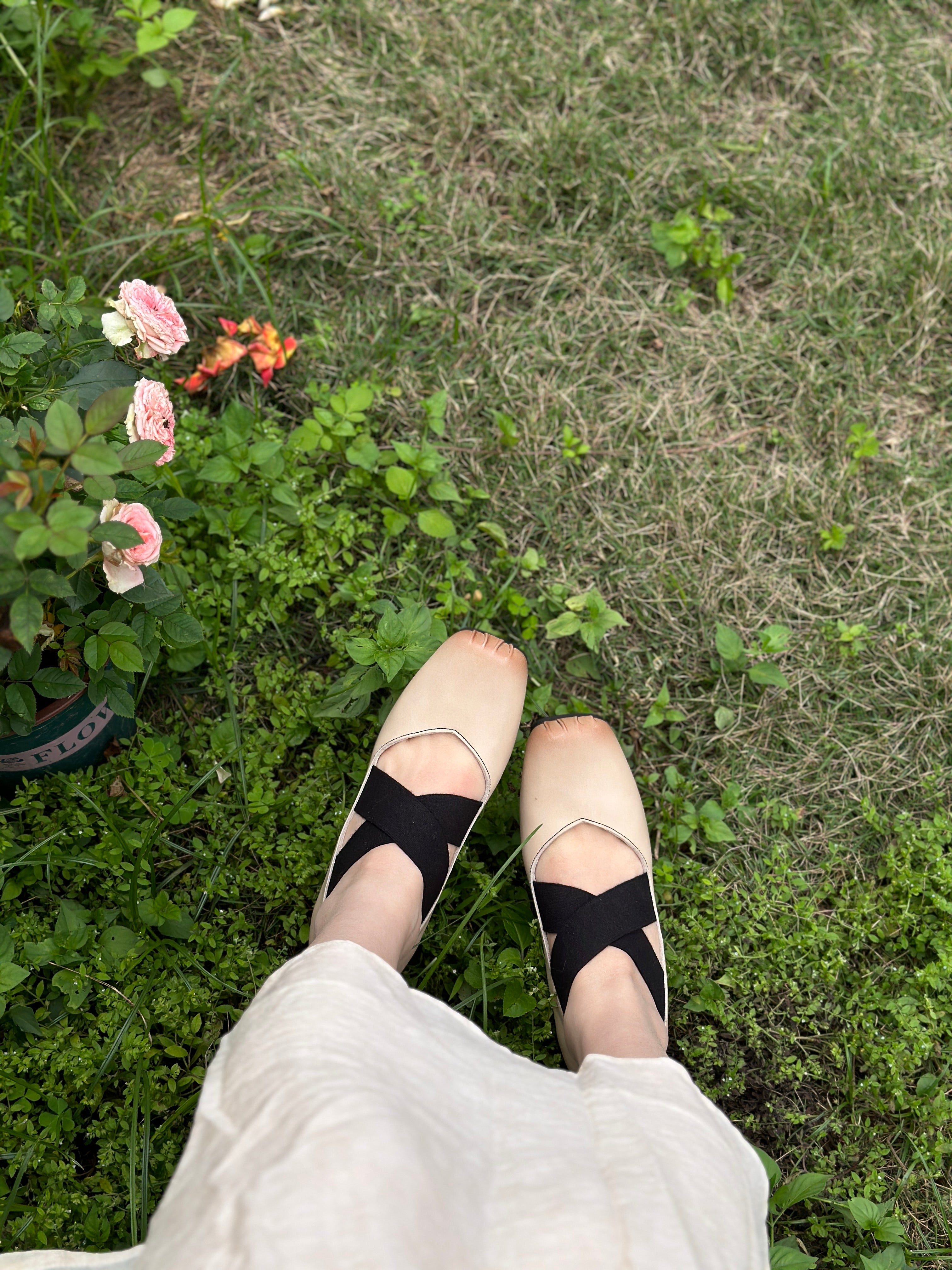 Balletcore Square Toe Crossover Strap Shoes– The Cottagecore