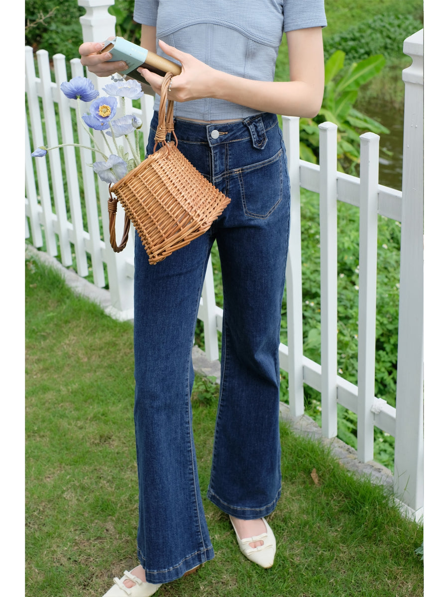 Romantic Fit & Flare Jeans– The Cottagecore