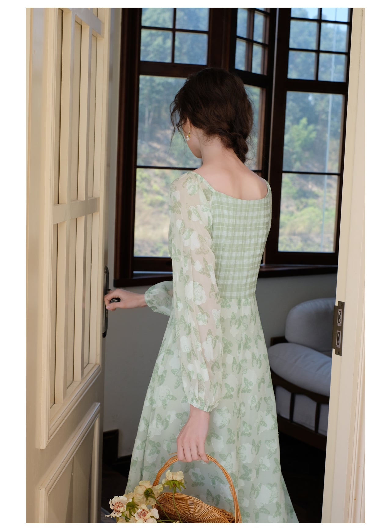 Green Cottagecore Dress– The Cottagecore