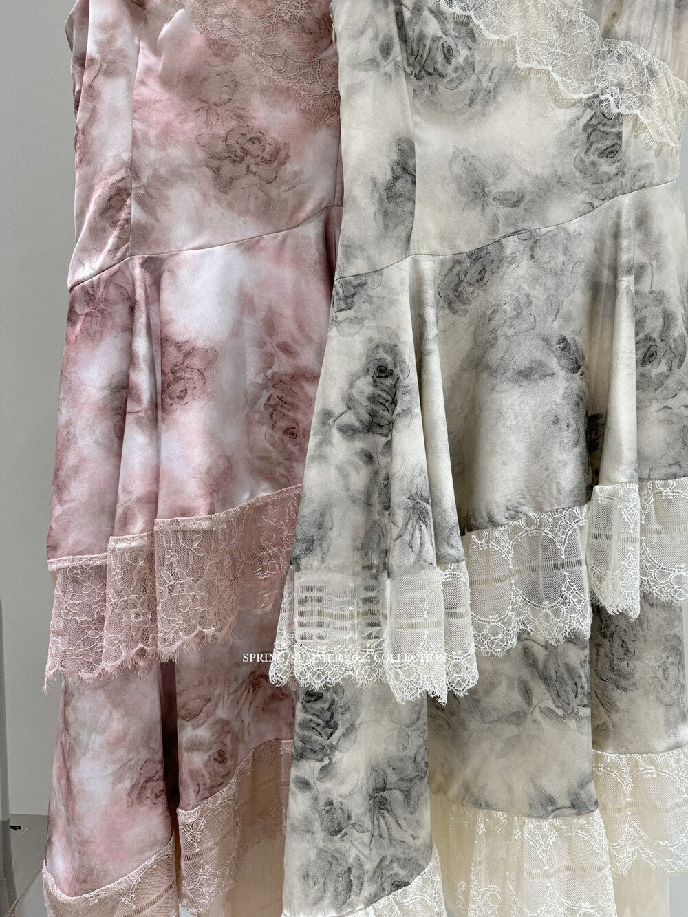 Elegant Layered Lace Trim Dress– The Cottagecore