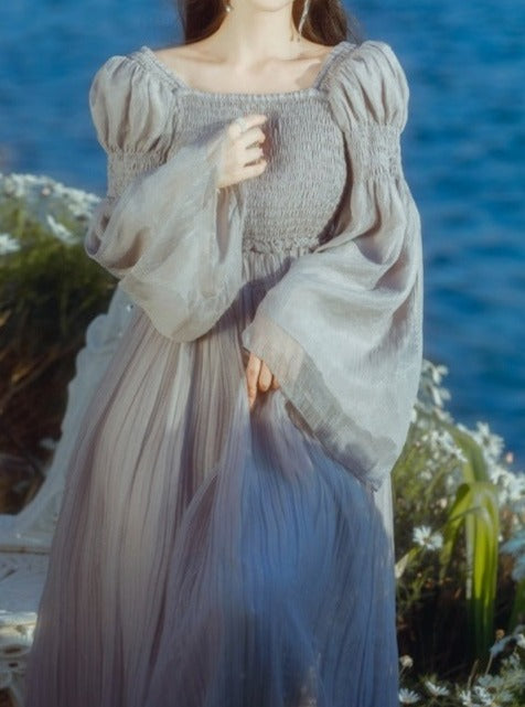 Gorgeous 2 Way Fairycore Pleated Flowy Dress– The Cottagecore