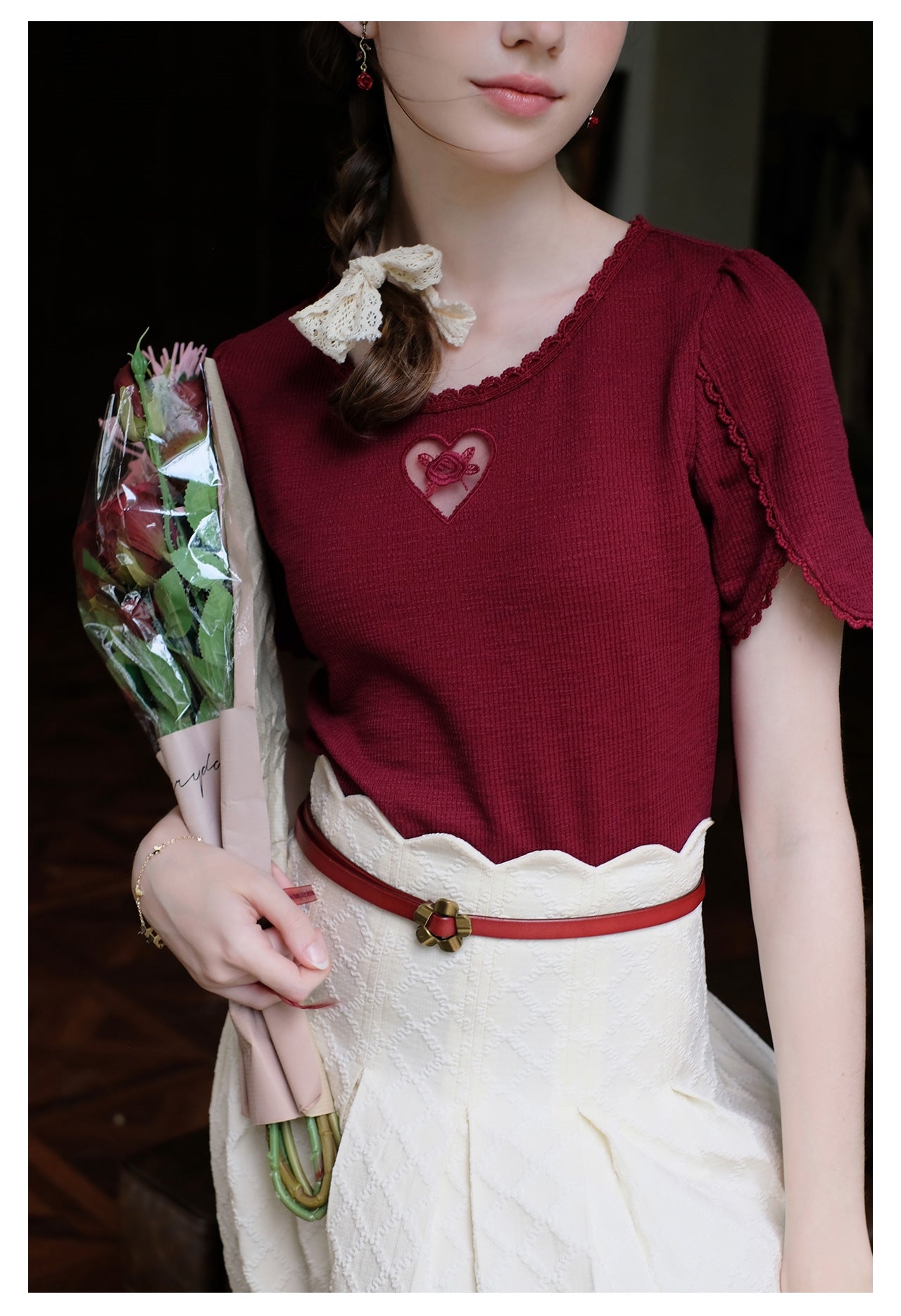 Romantic Rose Cotton Shirt– The Cottagecore