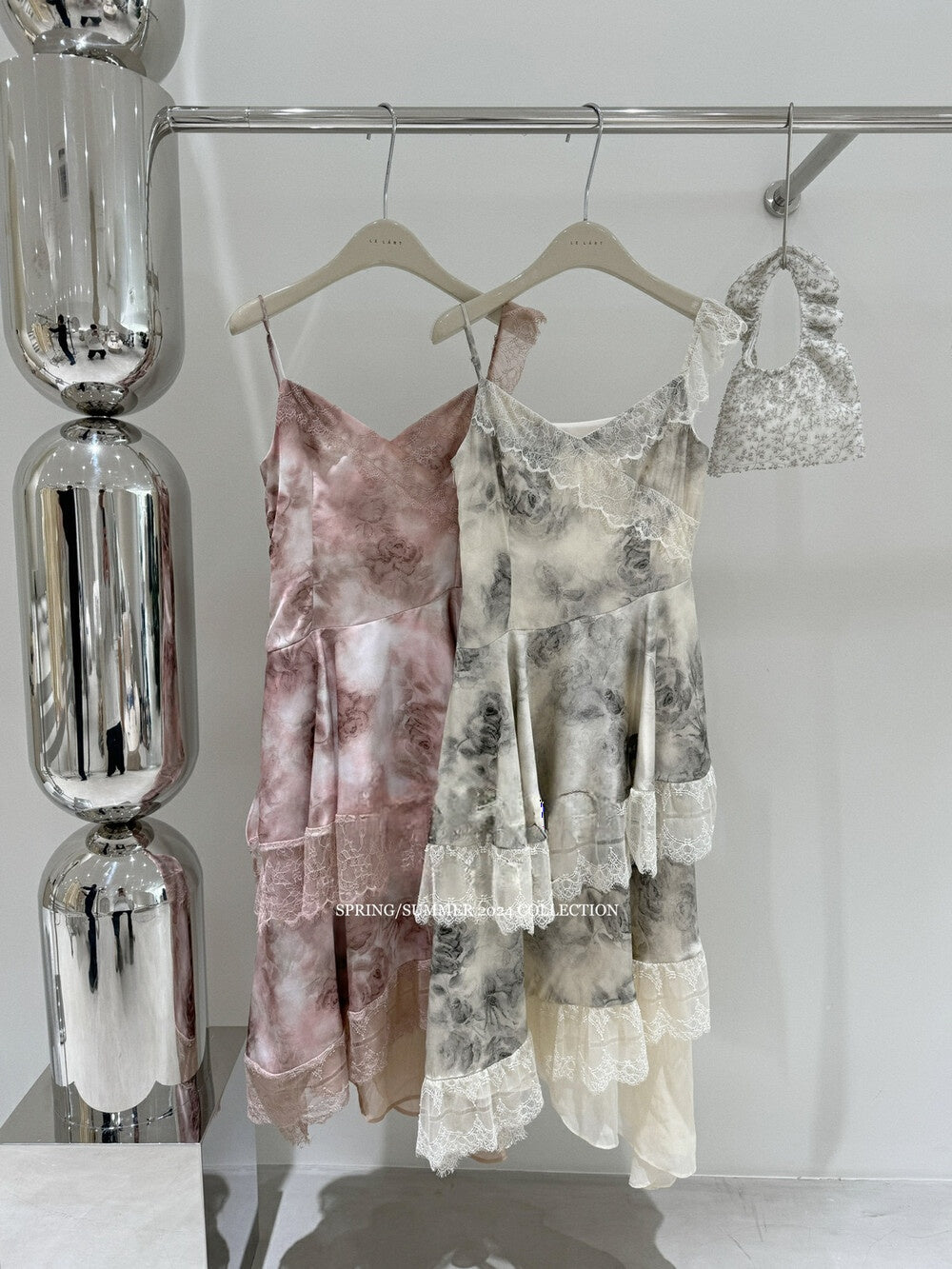 Elegant Layered Lace Trim Dress– The Cottagecore