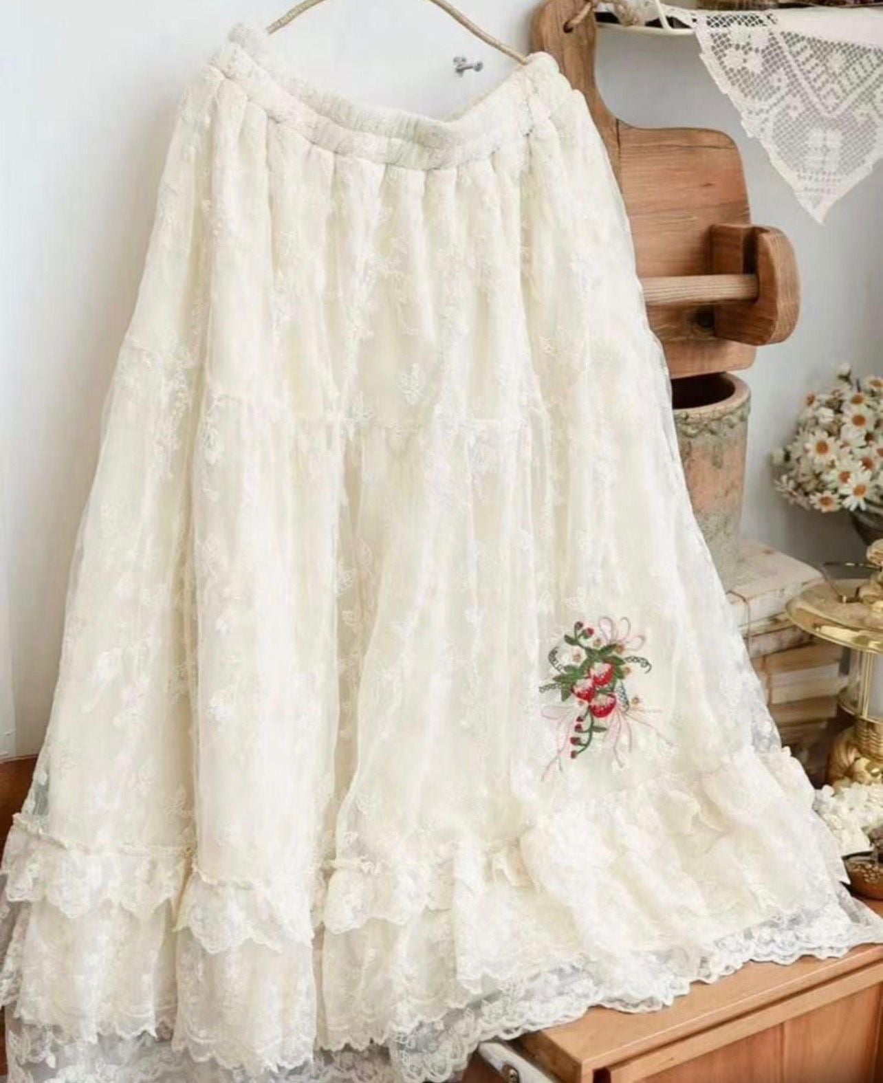 Lace Cute Skirt– The Cottagecore
