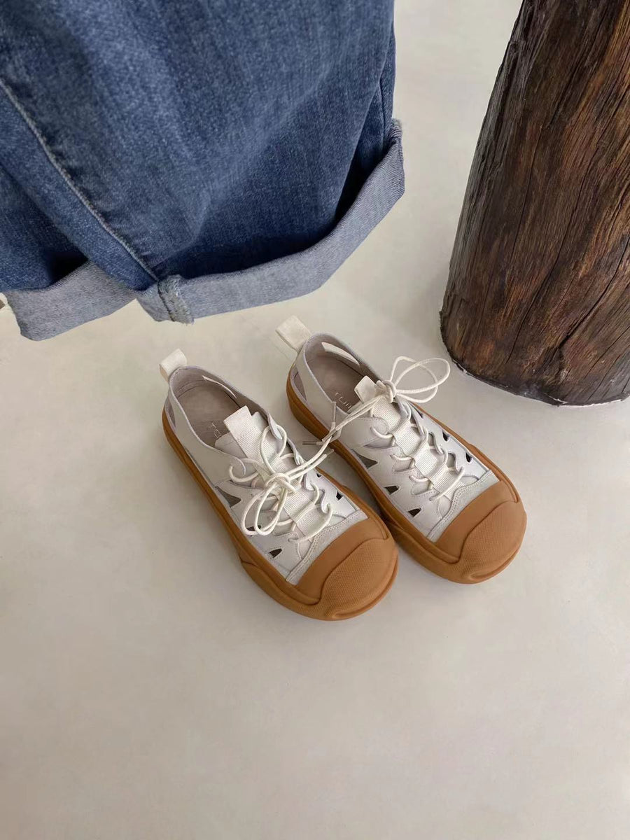 Hollow Out Leather Shoes– The Cottagecore