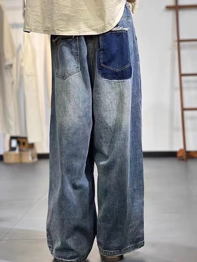 Wide Leg Denim Pants– The Cottagecore