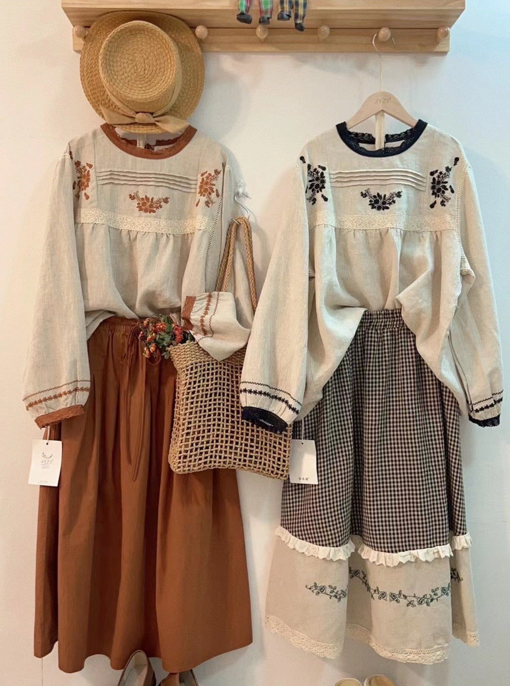 Embroidered Linen Top– The Cottagecore