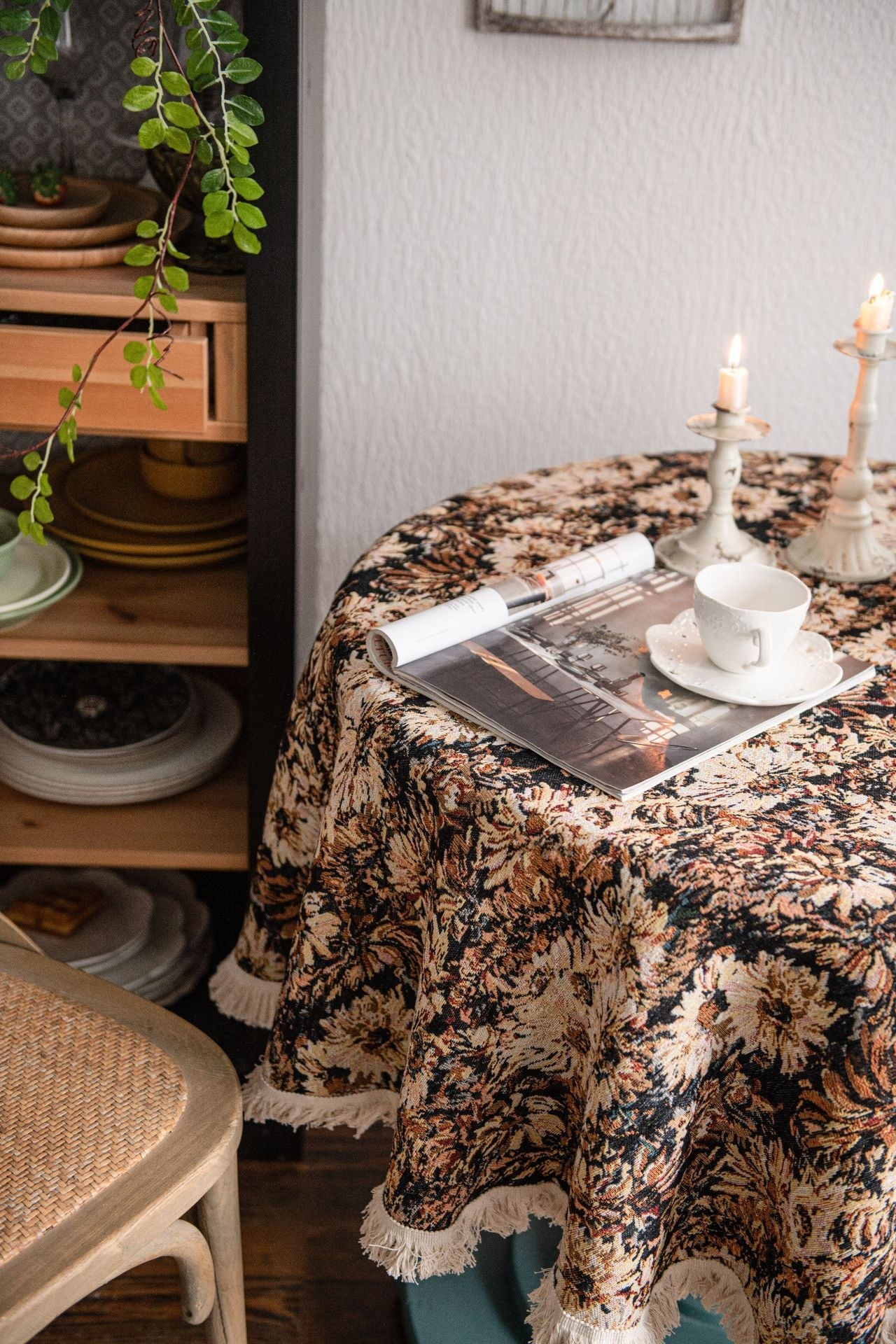 Retro Floral Tablecloth– The Cottagecore