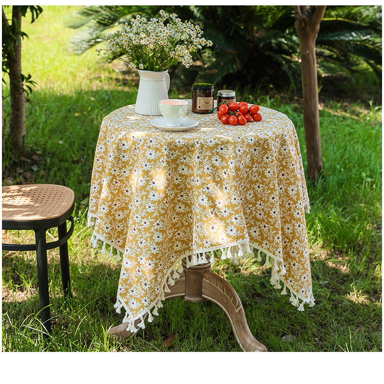 Rustic Floral Square/ Rectangle Tablecloth– The Cottagecore