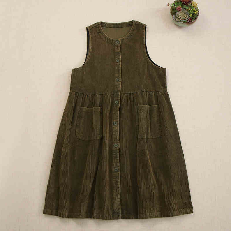 Farmcore Corduroy Overall Dress– The Cottagecore