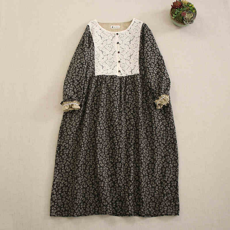 Lace Patchwork Farmcore Dress– The Cottagecore