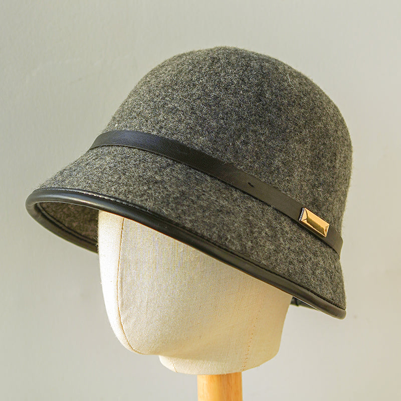 Elegant Cloche Blended Wool Hat– The Cottagecore