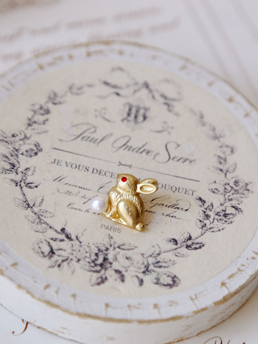 Vintage Cute Rabbit Brooch– The Cottagecore