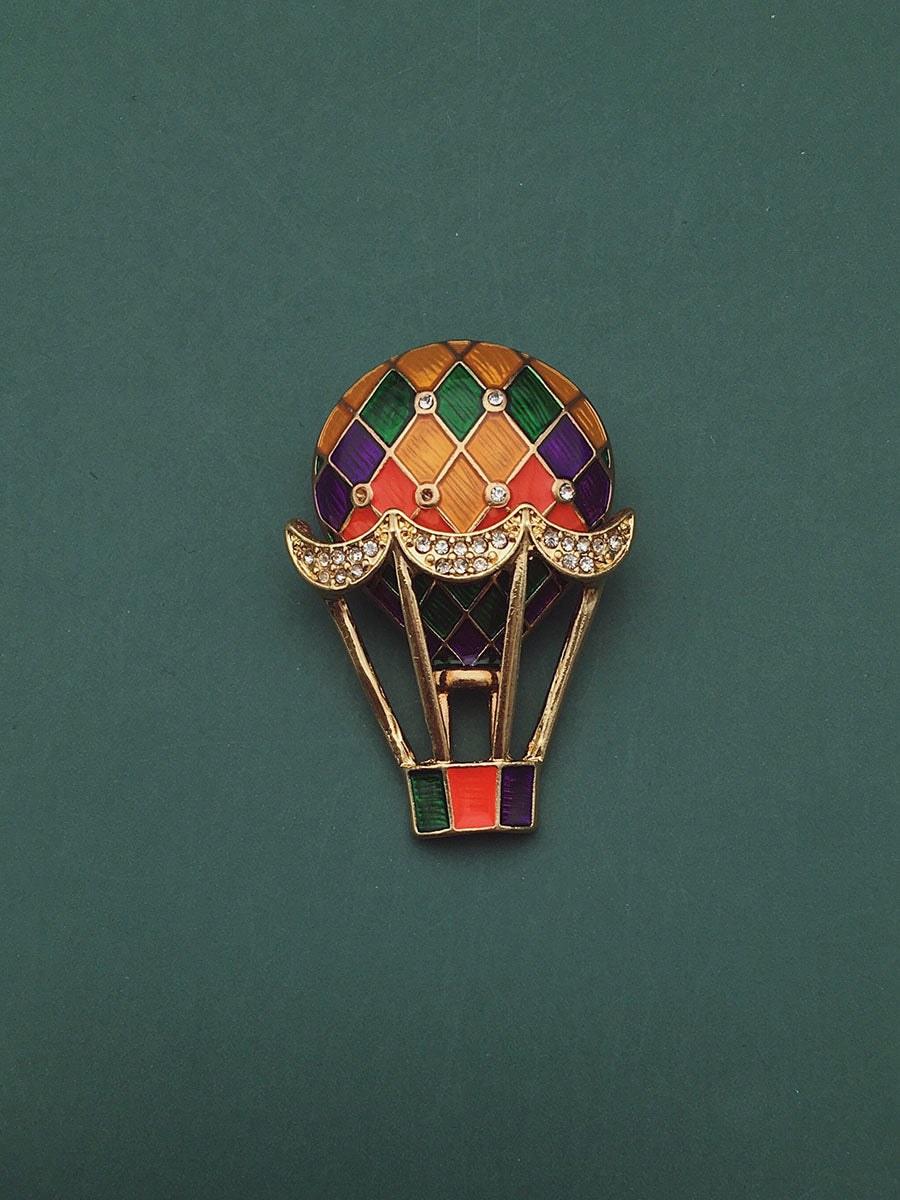 Hot Air Balloon Brooch– The Cottagecore