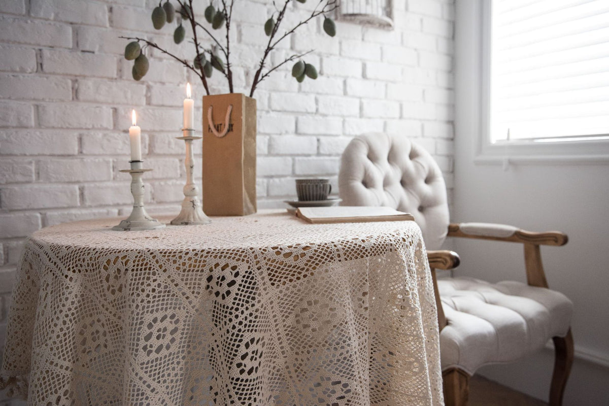 Handmade Lace Tablecloth– The Cottagecore