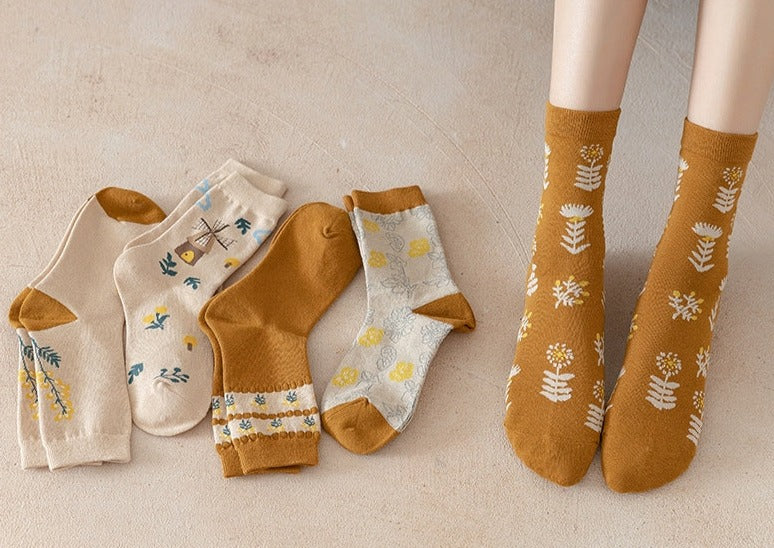 Cozy Forestcore Socks Set– The Cottagecore