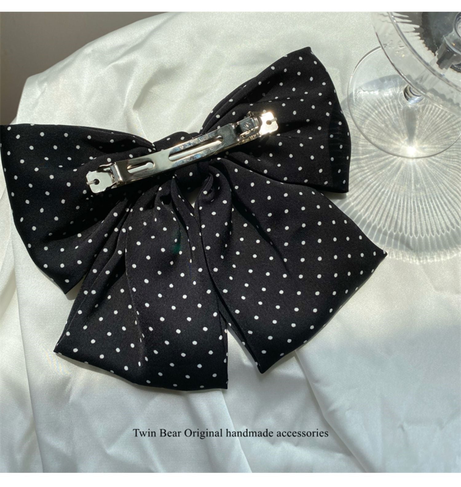 Polka Dot Hair Bows– The Cottagecore