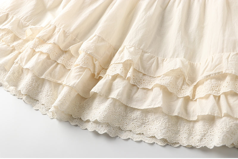 Multiple Lace Layer Bottom Dress– The Cottagecore