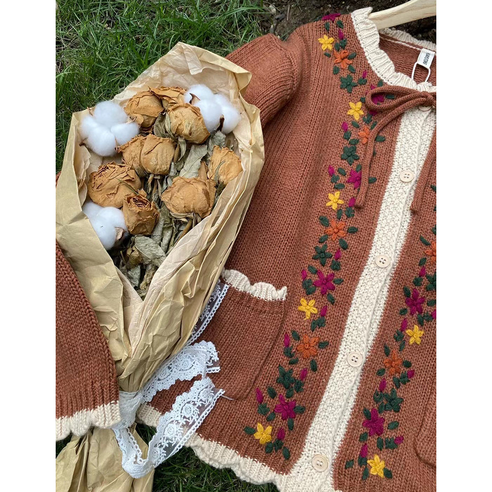 Cottagecore Embroidered Cardigan– The Cottagecore