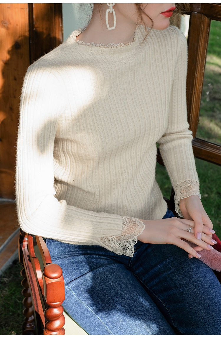 Fairycore Lace Knitted Shirt– The Cottagecore