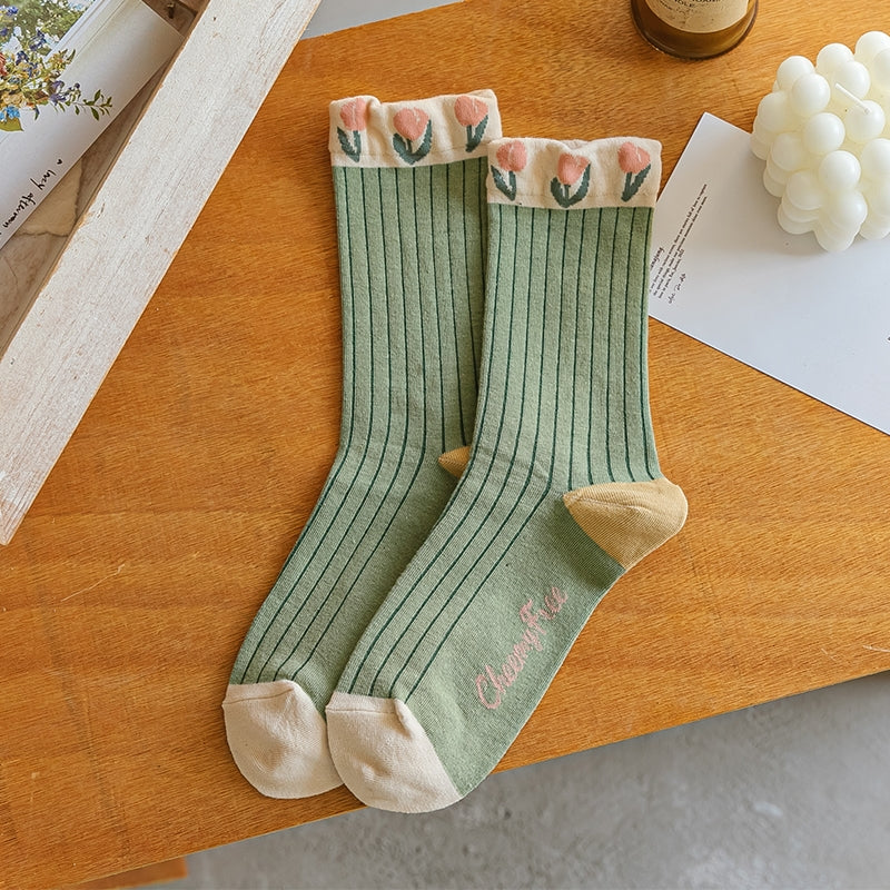 Cottagecore Fairy Floral Socks– The Cottagecore