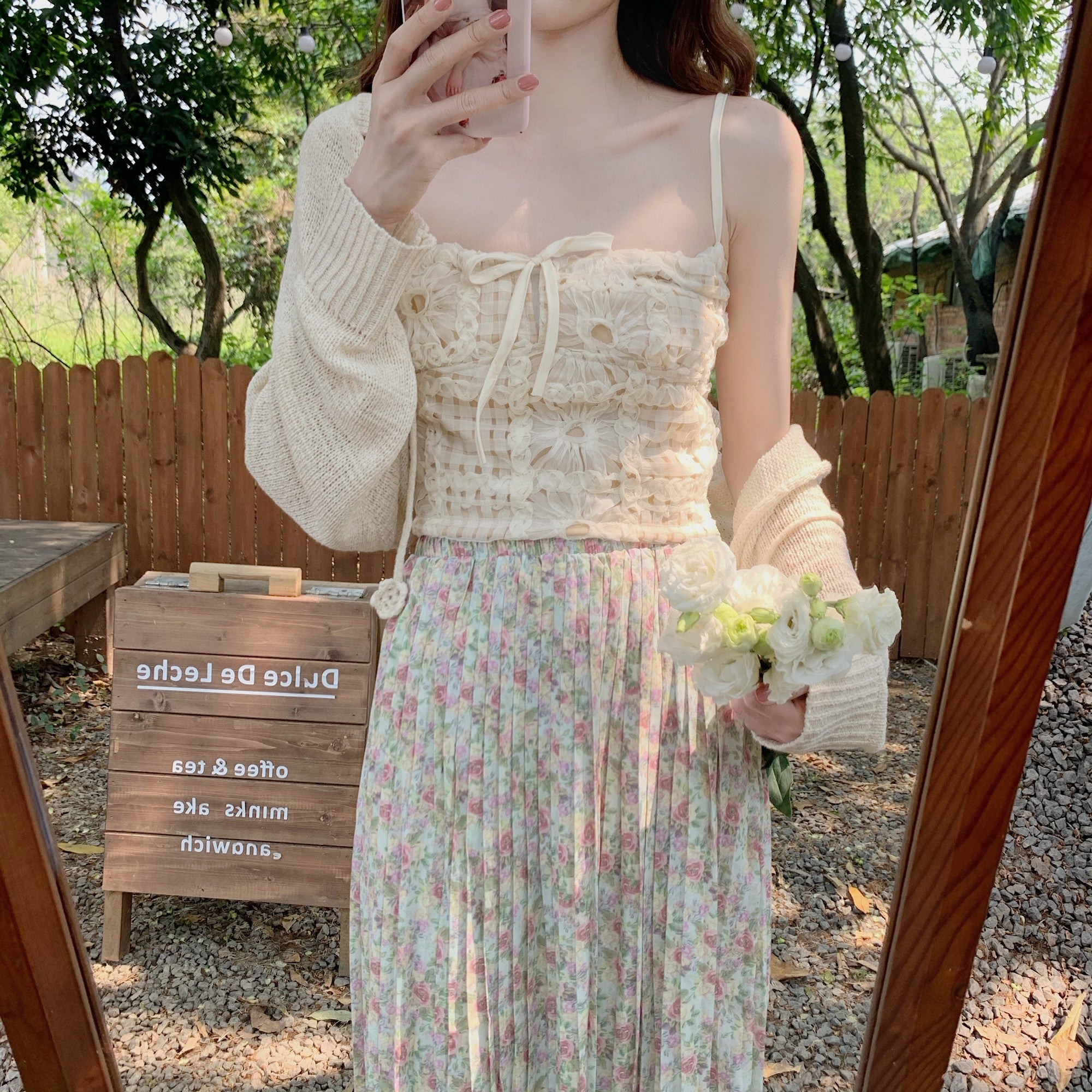 3D Flower Cami Top– The Cottagecore