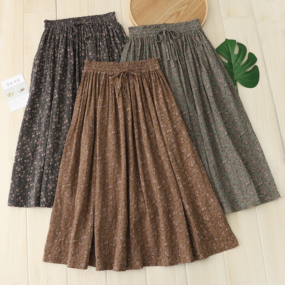 Cotton Farmcore Floral Print Skirt– The Cottagecore