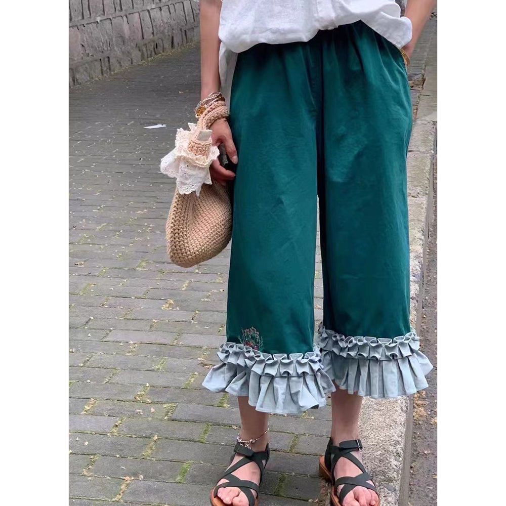 Wide Leg Cropped Pants– The Cottagecore