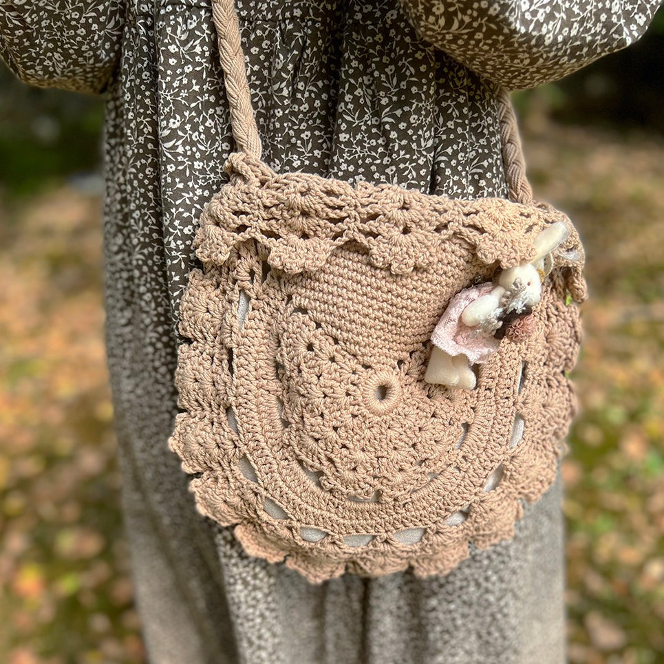 Cotton Hand Crocheted Bag– The Cottagecore