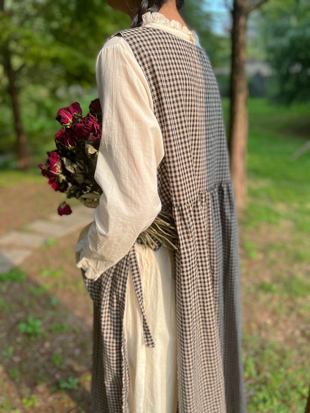 Plaid Apron Dress– The Cottagecore