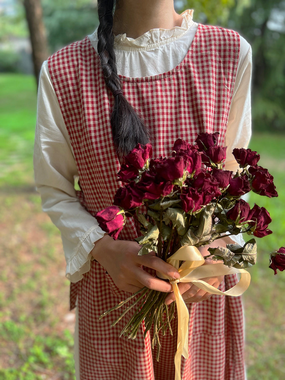 Plaid Apron Dress– The Cottagecore