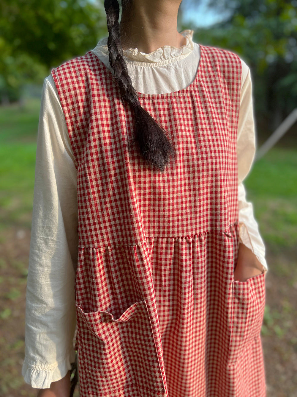 Plaid Apron Dress– The Cottagecore