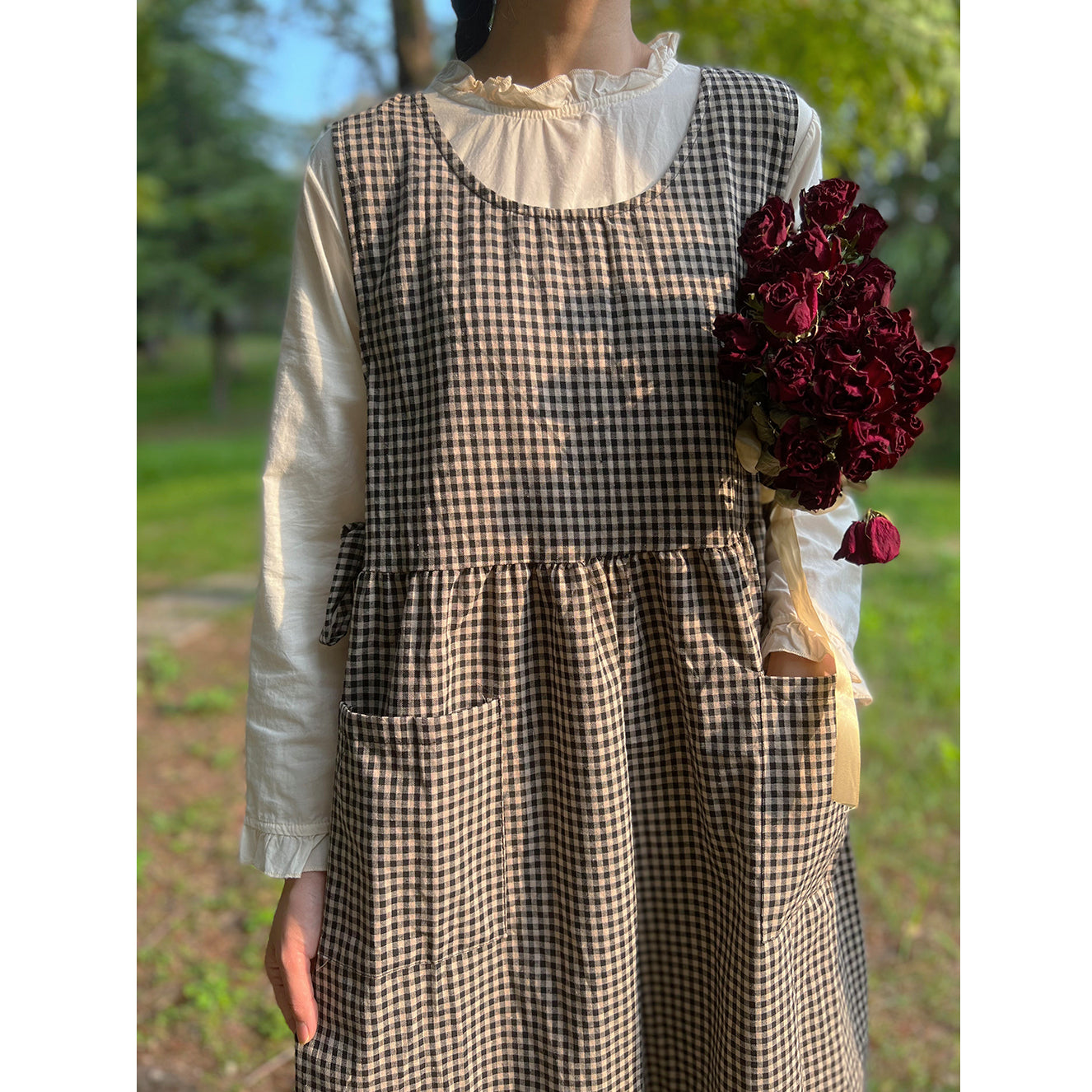 Plaid Apron Dress– The Cottagecore