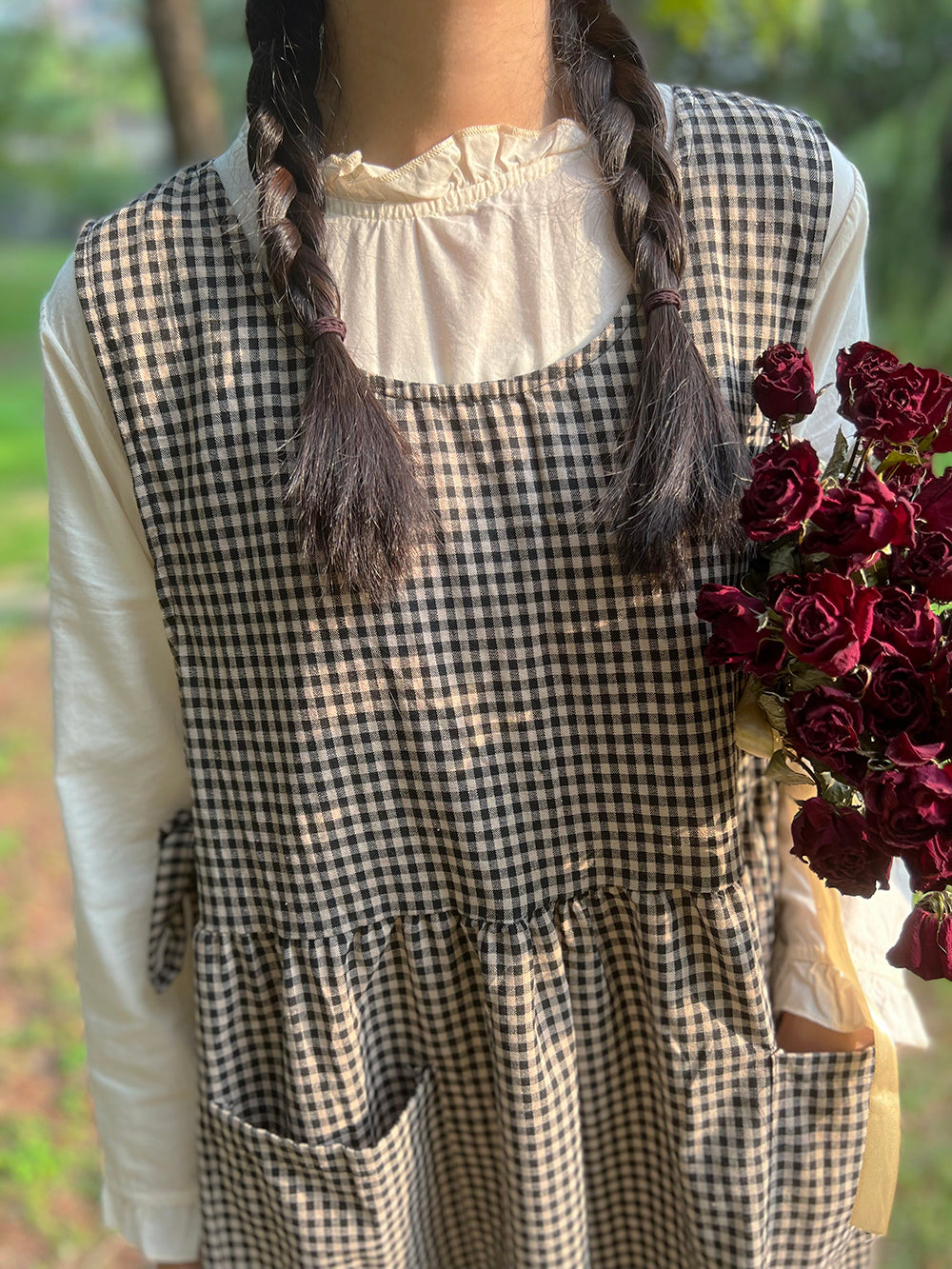 Plaid Apron Dress– The Cottagecore